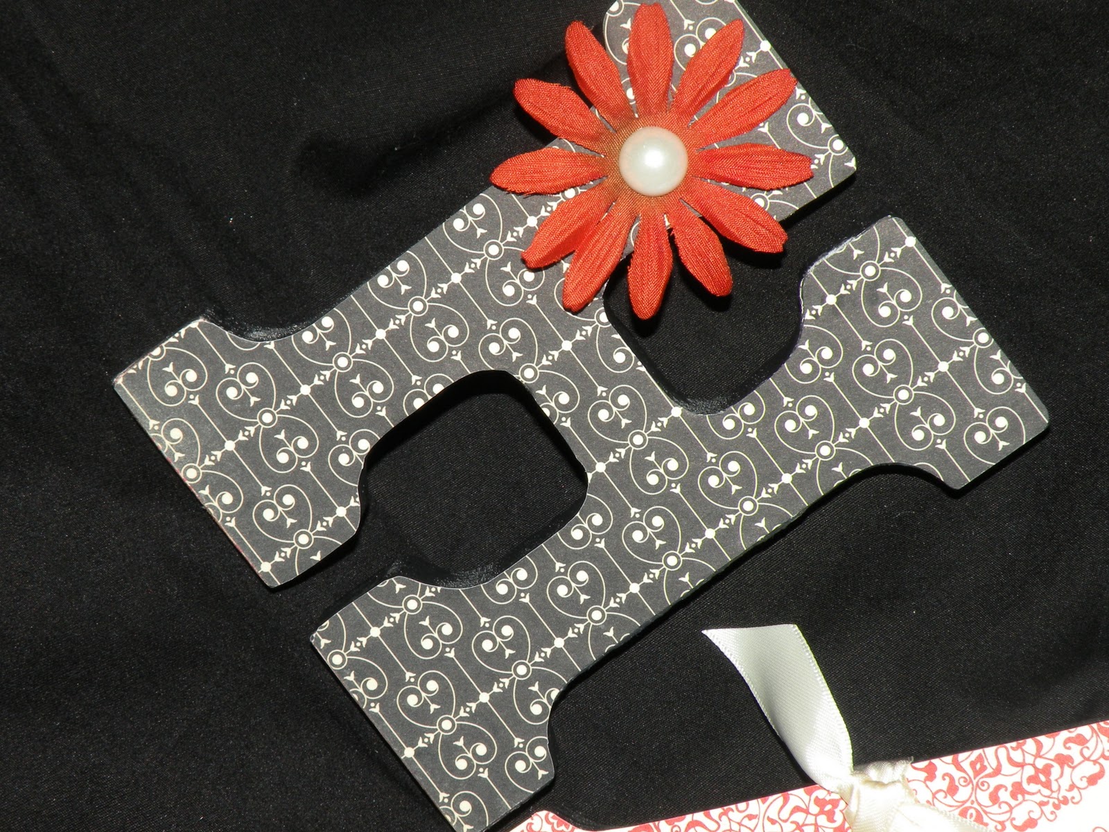 Inspiration from Melissa: wooden letters