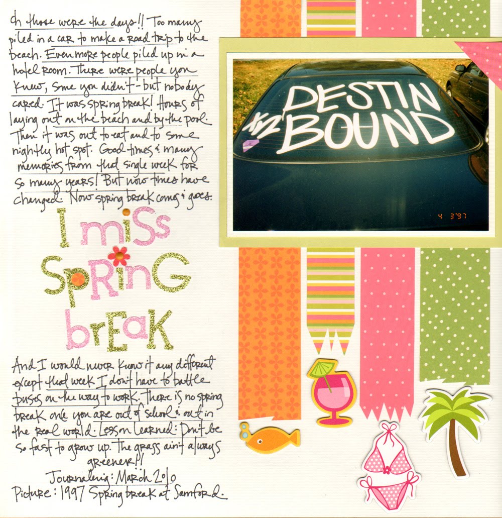 WARNING: It's a crazy mess of scrapbooking, corny jokes, possibly funny ...