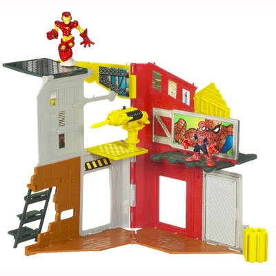 Marvel Super Hero Squad Avengers Super City Playset