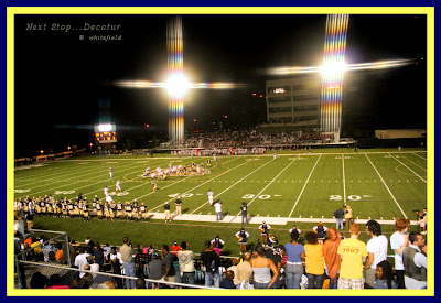 NEXT STOP...DECATUR: The Decatur High School Stadium's Grand Opening.
