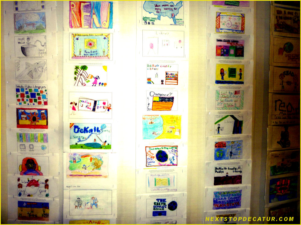 NEXT STOP...DECATUR: Design-a-Library-Card Art Work