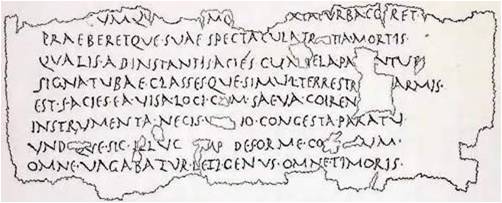 TIPOGRAFÍA: ESCRITURA ROMANA