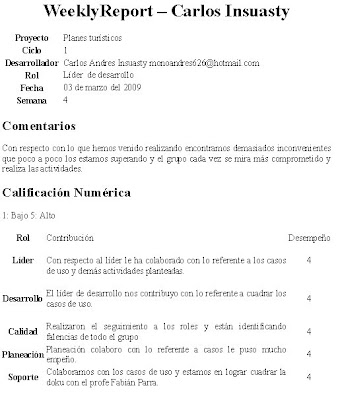REPORTE INDIVIDUAL: INFORME INDIVIDUAL