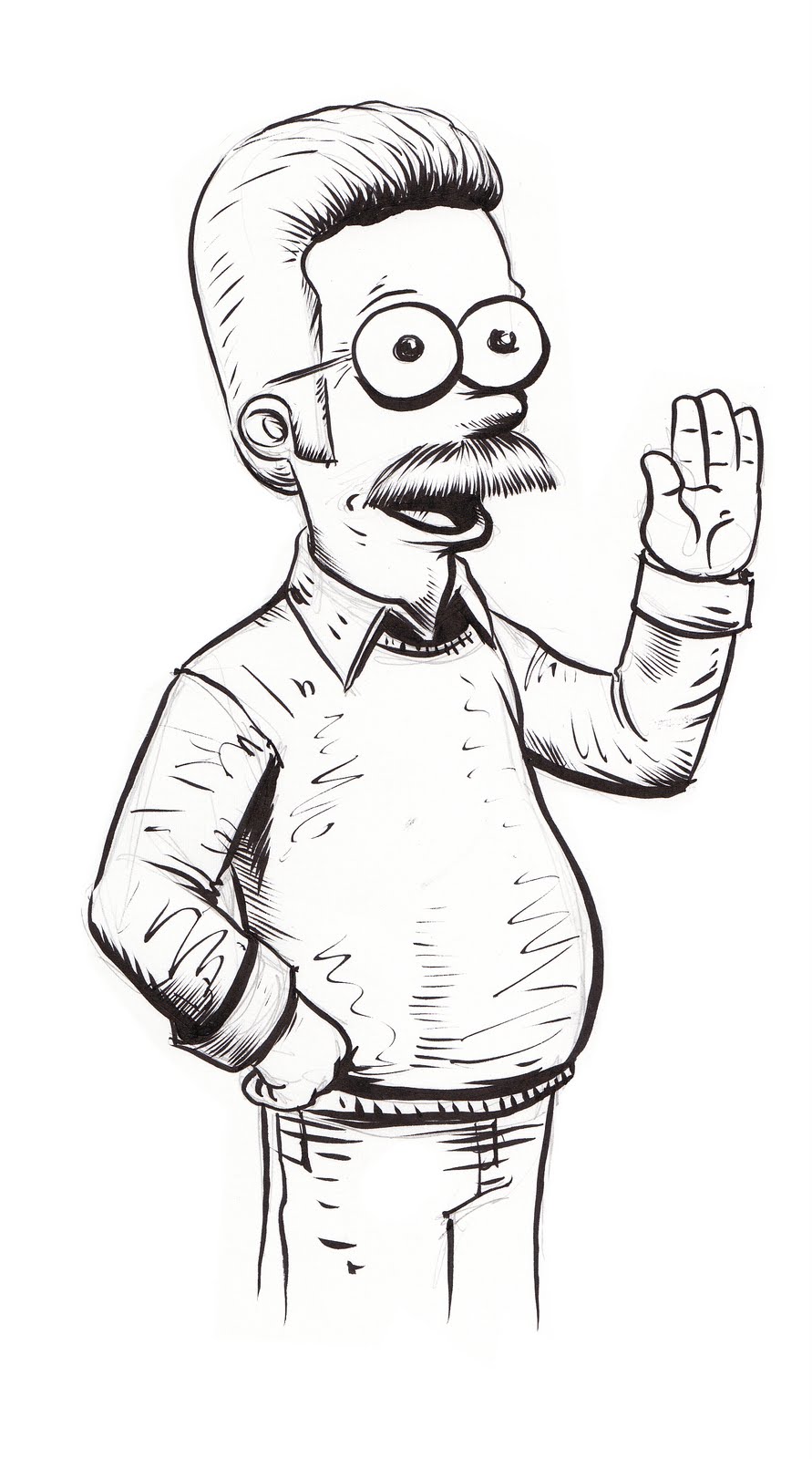 pretty good blog: Simpsons Sketch : Doodly