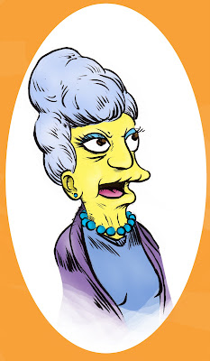 pretty good blog: Simpsons Sketches: Agnes Skinner