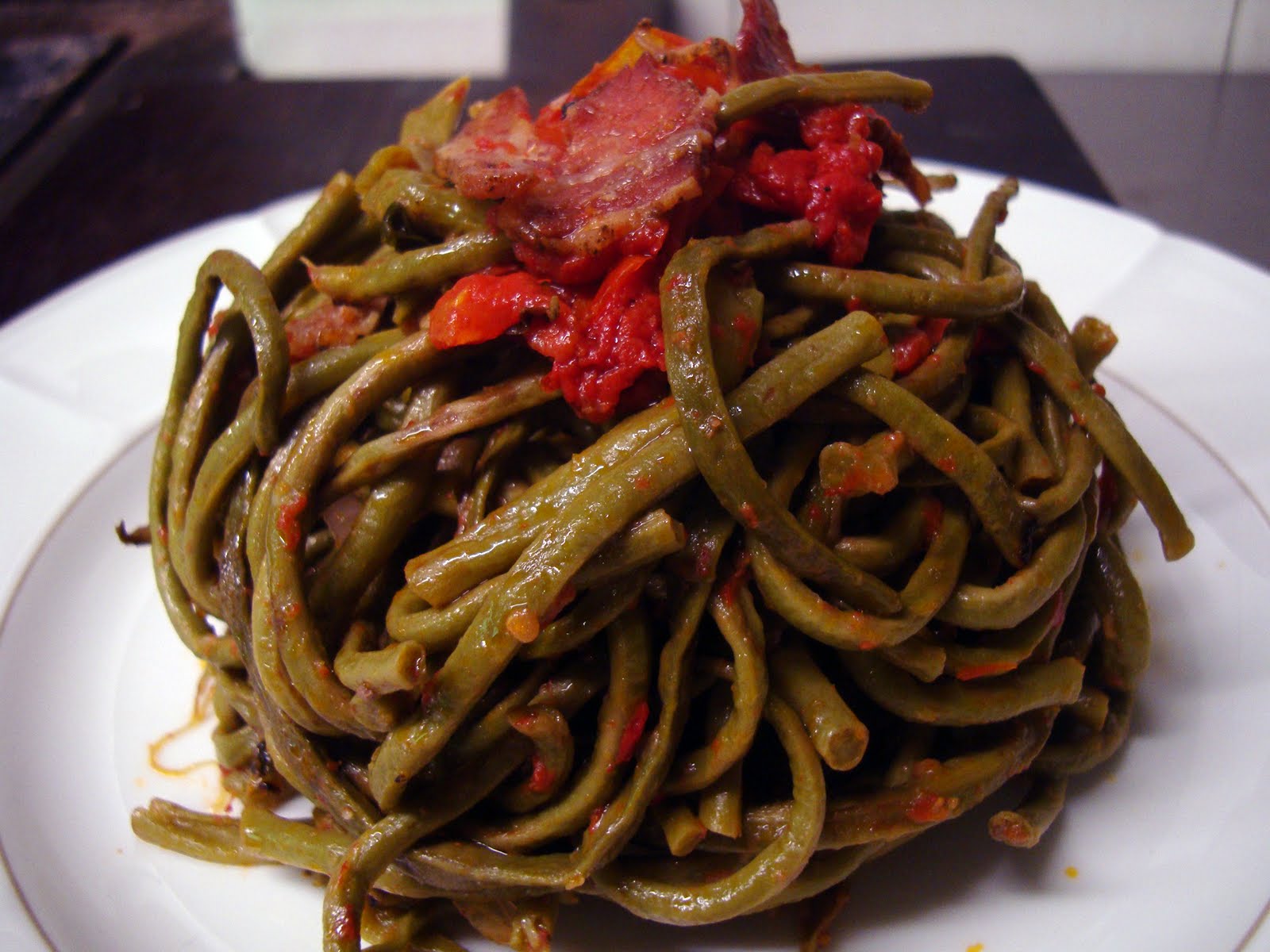 Aurelio Barattini: Stringhe in Umido (Stewed String Beans)