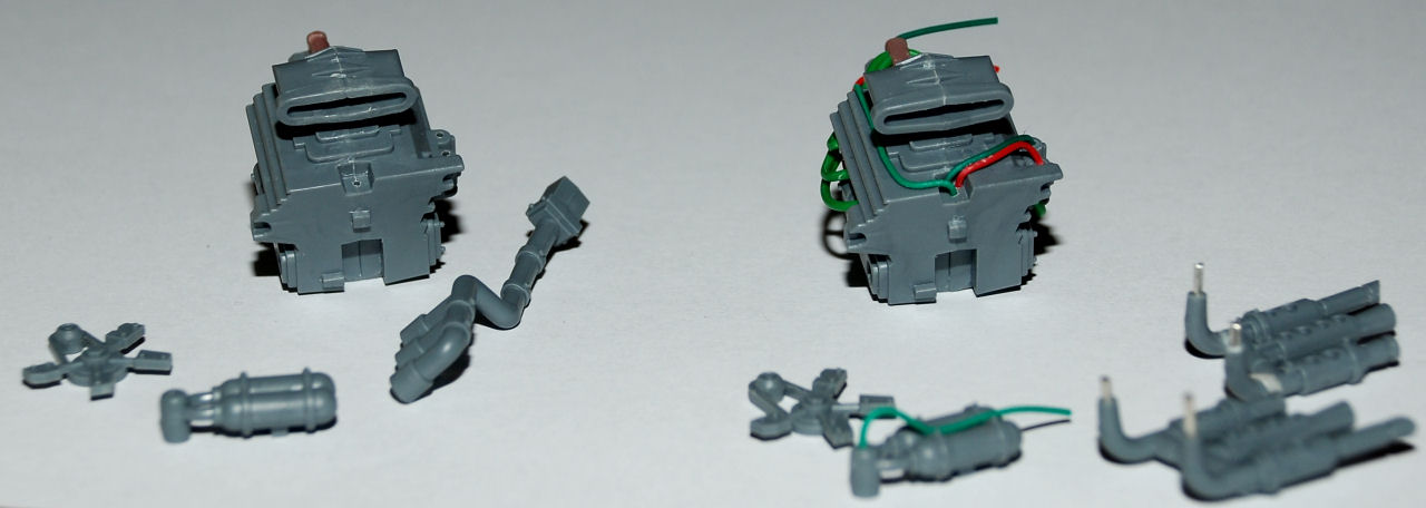 Andy's blog: 40K: Ork Trukk building part 3, the Engine