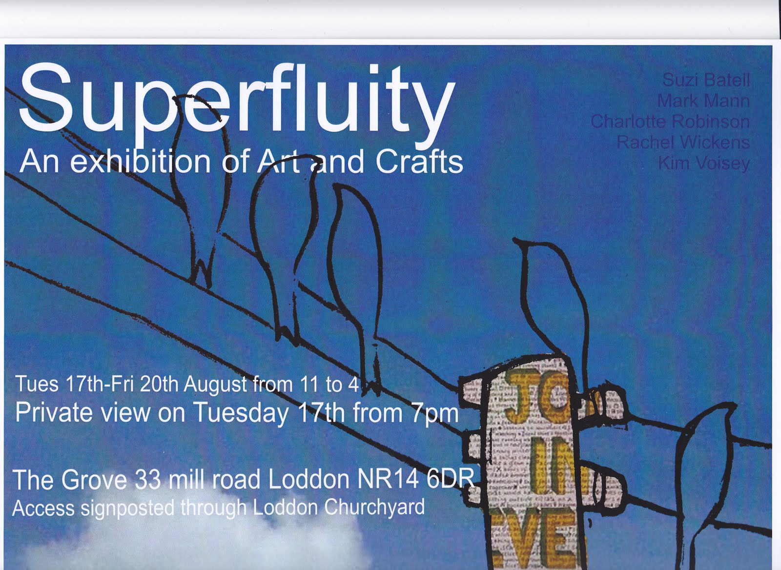Arty Craftyness: Superfluity - an arts and crafts exhibition