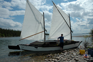 The Bolger Birdwatcher: Building, Sailing and Modifying: Launch 1.1