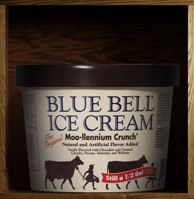 Life is Sweet...Eat the Cake: Blue Bell Moo-llenium Crunch Ice Cream vs ...