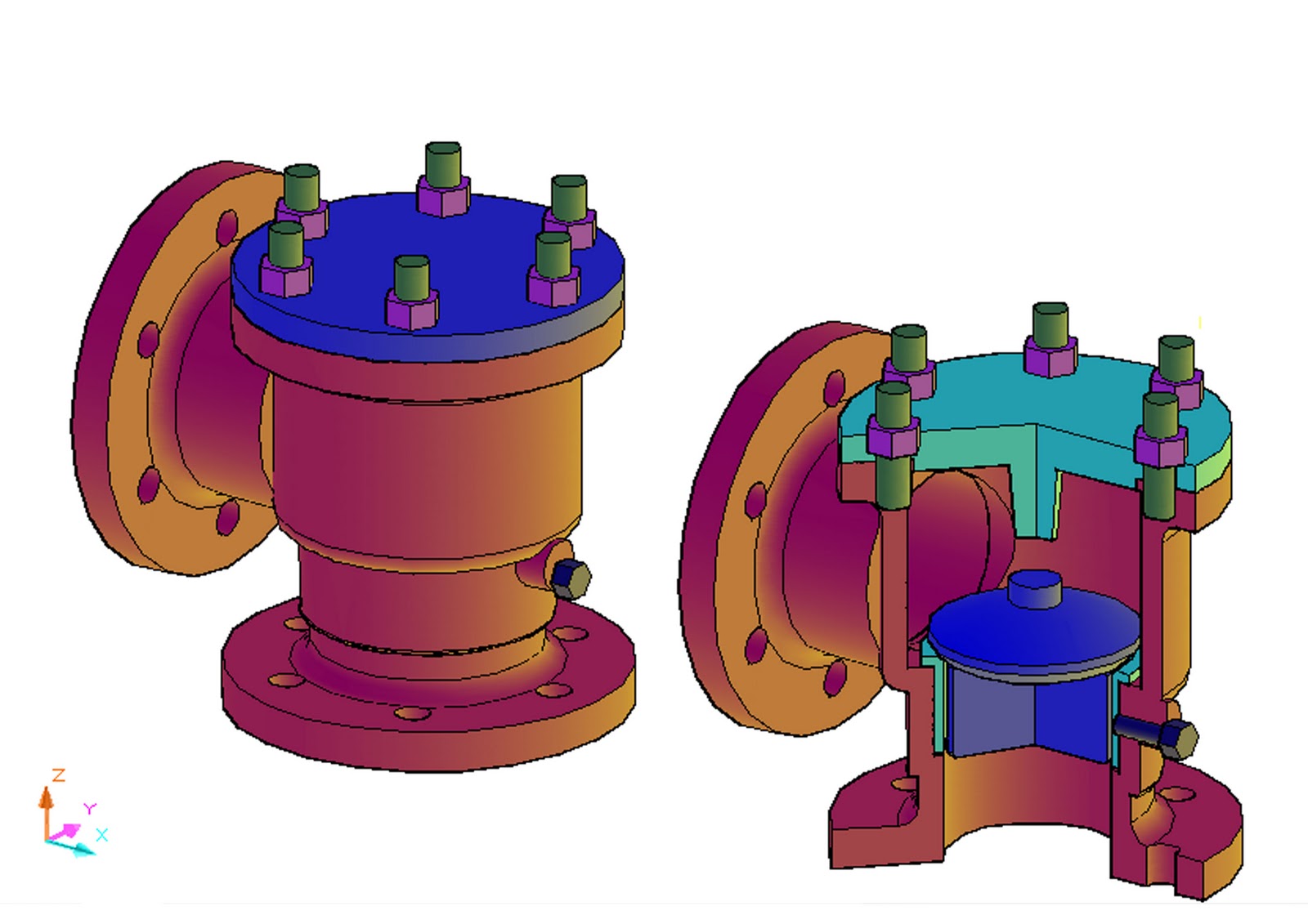 Achievements: AutoCad Designs Mechanical Project