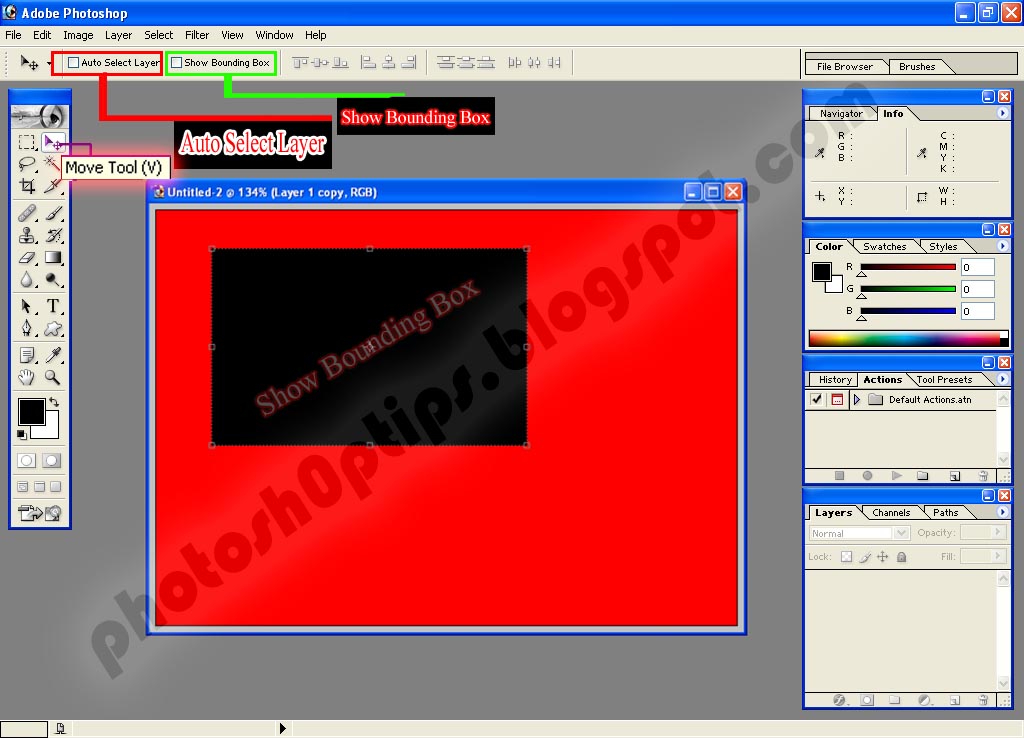 PhotoShop Tips: What is Move Tool in photoshop and How it Works