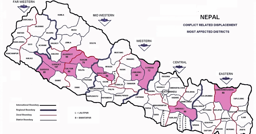 Districts, Zone and Development Regions of Nepal | NEPAL