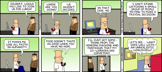 World of Cartoons and Comics: Dilbert on collective decision