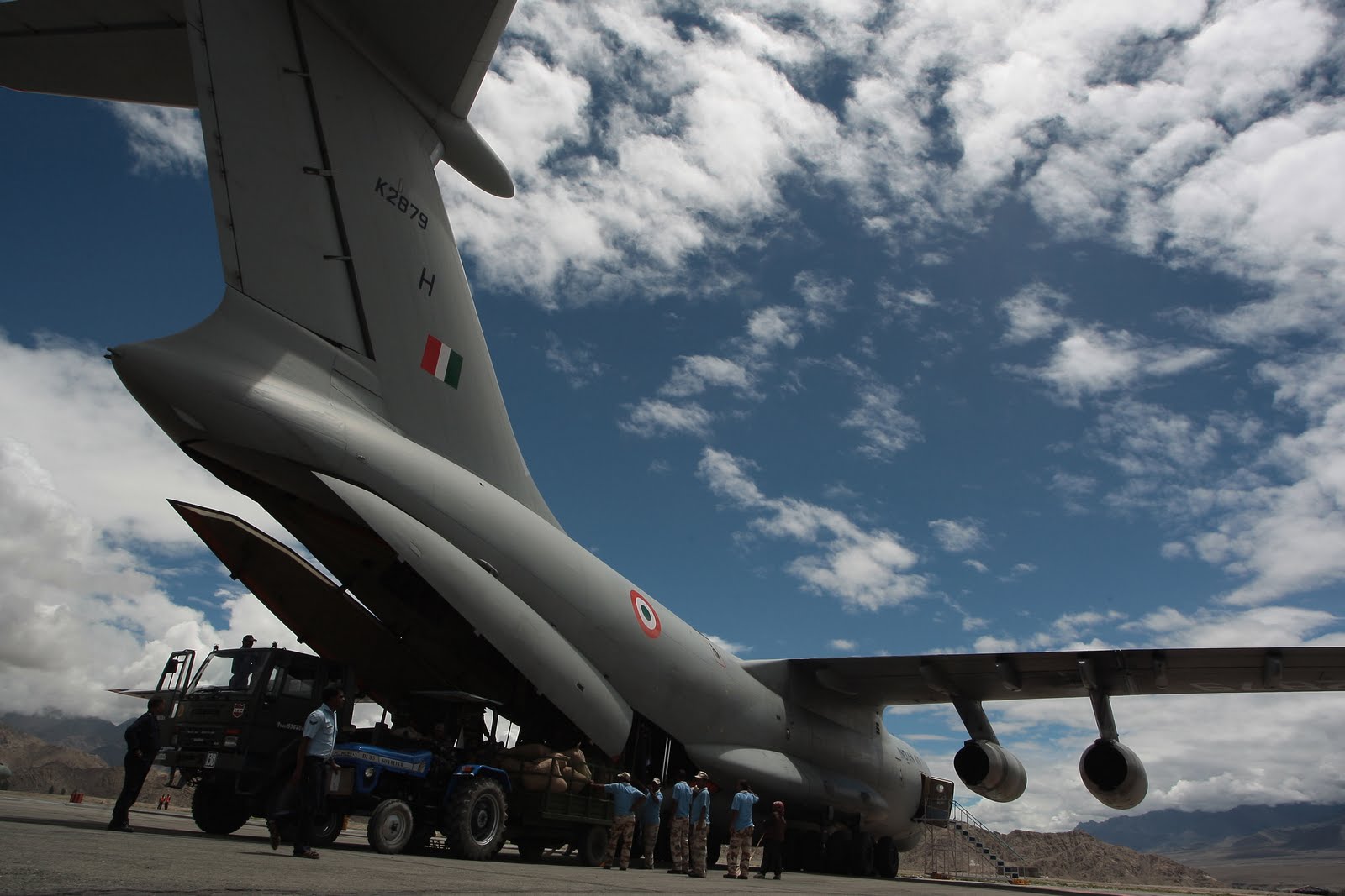 LIVEFIST: PHOTOS: IAF Aircraft On Relief Missions To Leh, Ladakh