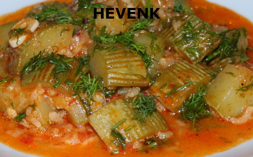 pirinçli kabak yemeği: tencerede 500 gr. - HEVENK YEMEK TARİFLERİ