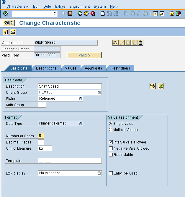 The SAP People: Use of Class Characteristics in QM
