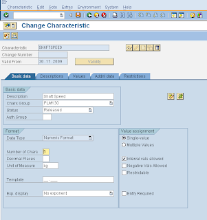 The SAP People: Use of Class Characteristics in QM