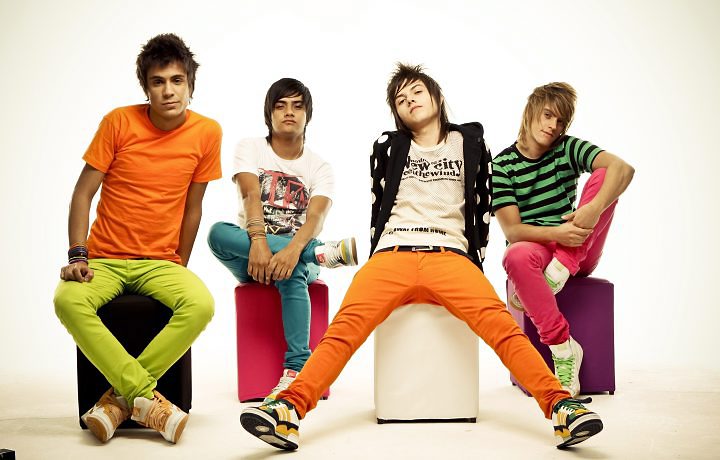 Os Blogueteros: Curiosidade - Banda colorida