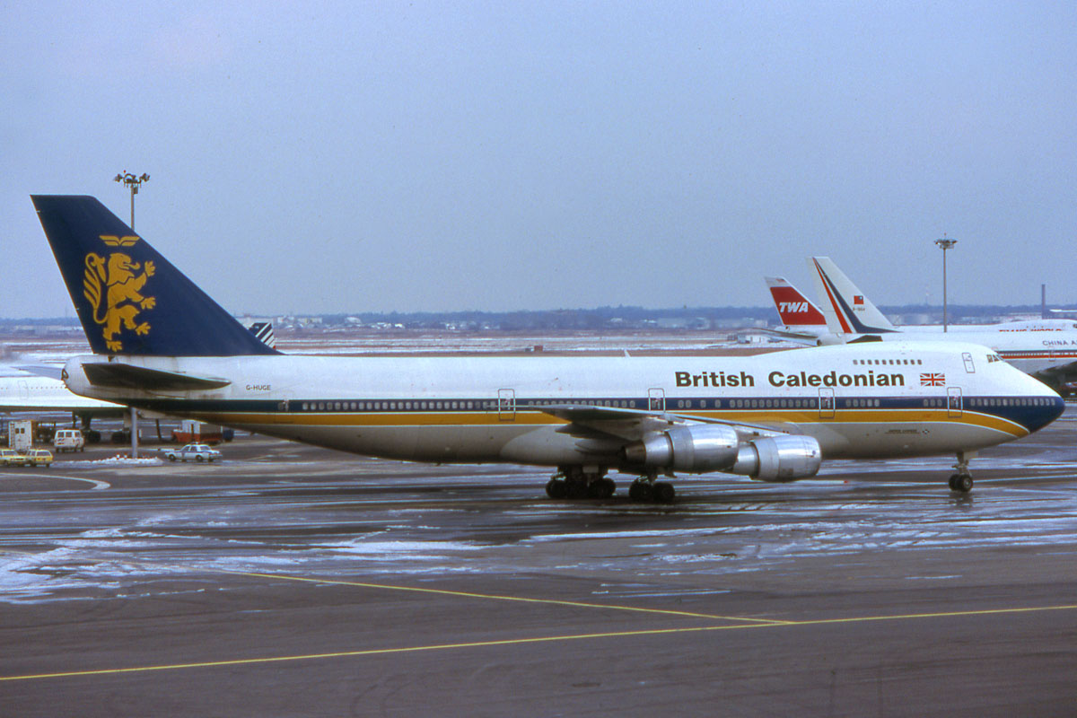 PlaneSpotters Slide-Collections: British Caledonian B742 G-HUGE