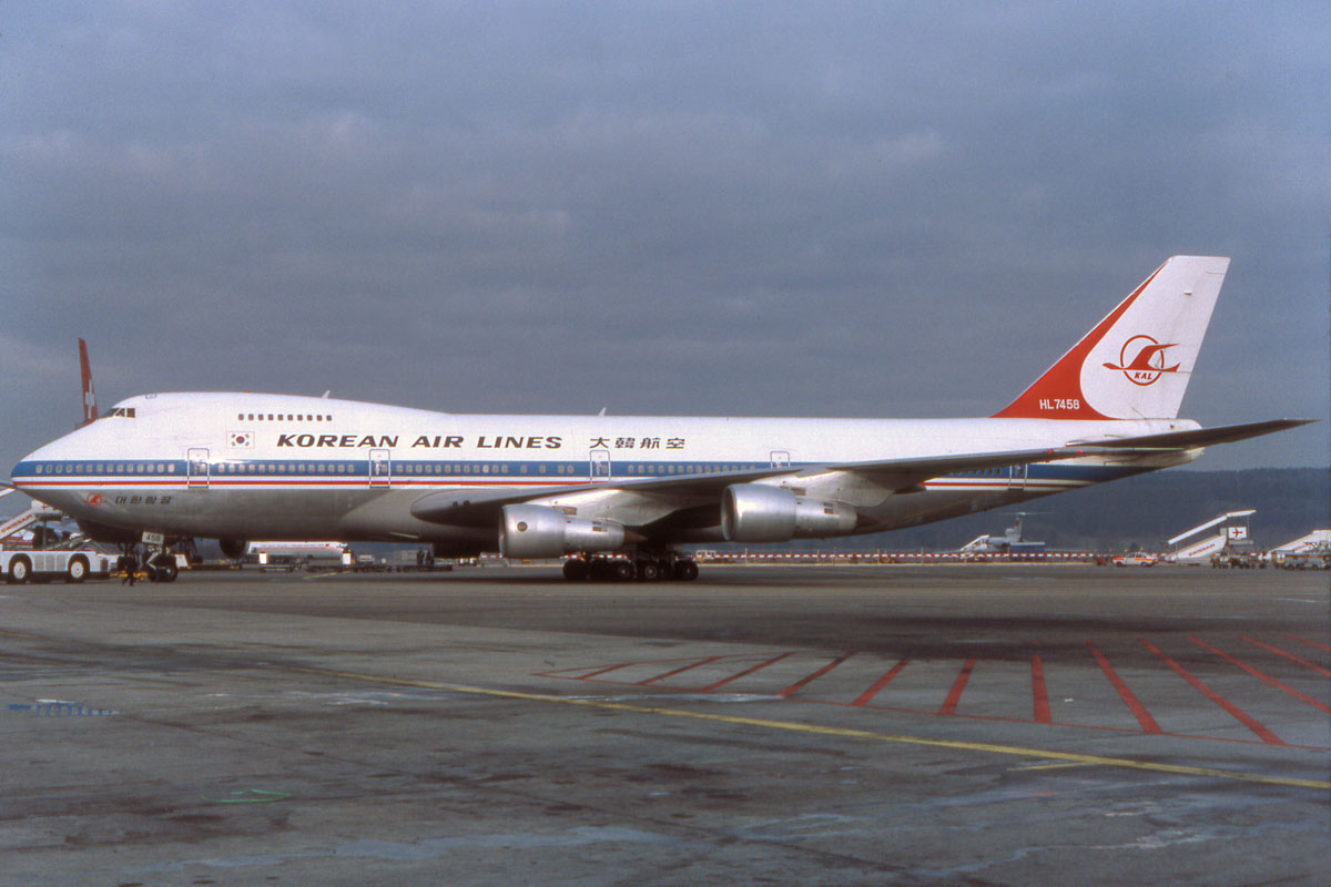 PlaneSpotters Slide-Collections: Korean Air Lines B742 HL7458