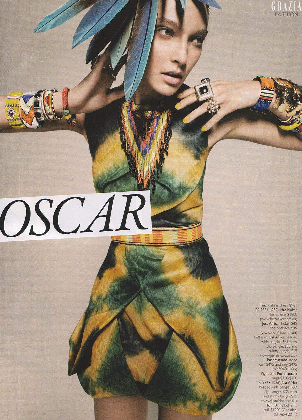 Just Africa: Grazia Magazine Feature: Issue 83