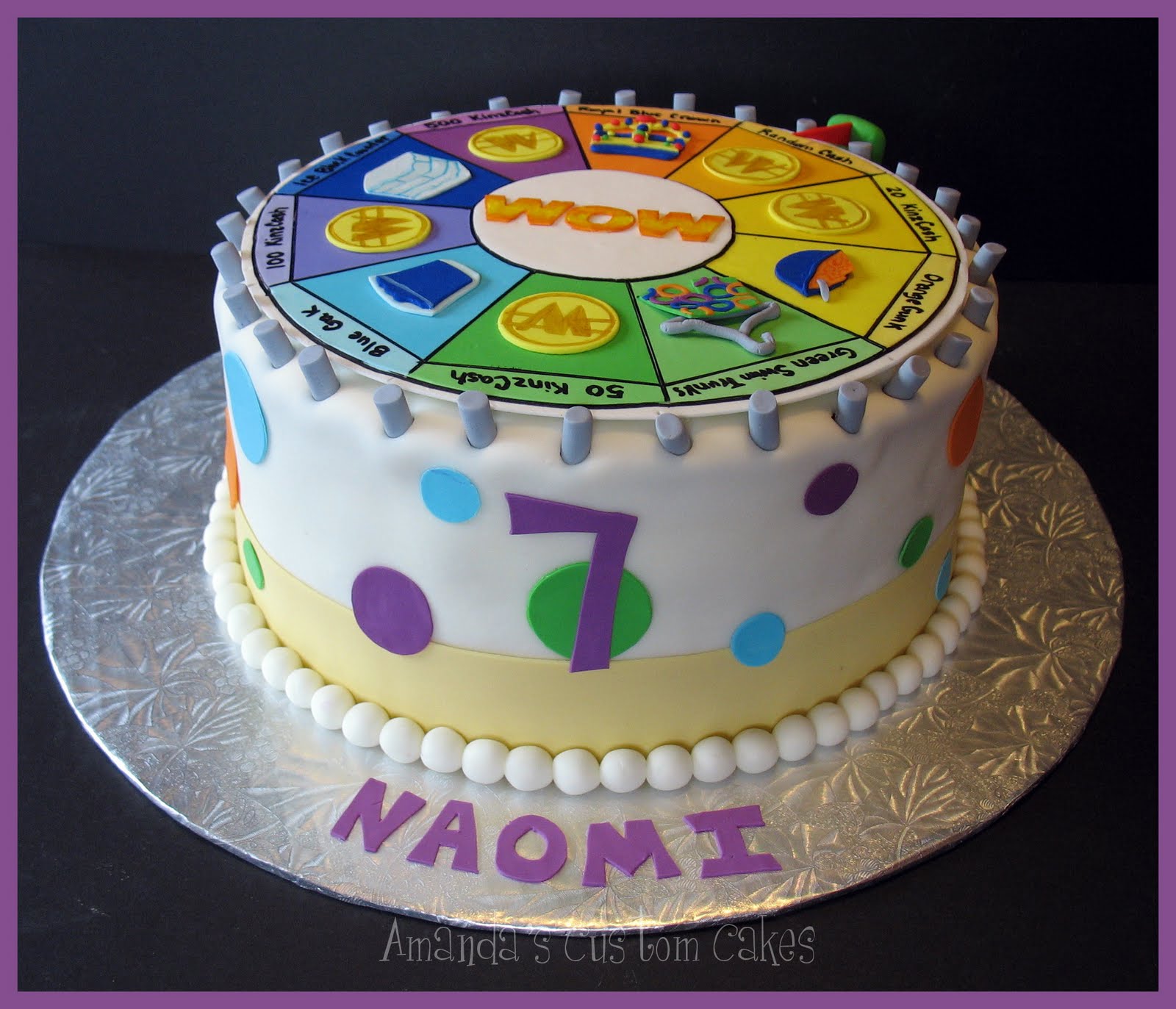 Amanda's Custom Cakes: Wheel of Wow, McQueen and a Daycare anniversary!