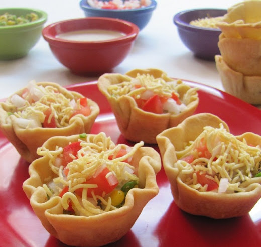 Super Yummy Recipes: Tempting Corn Chaat In Crispy Cups