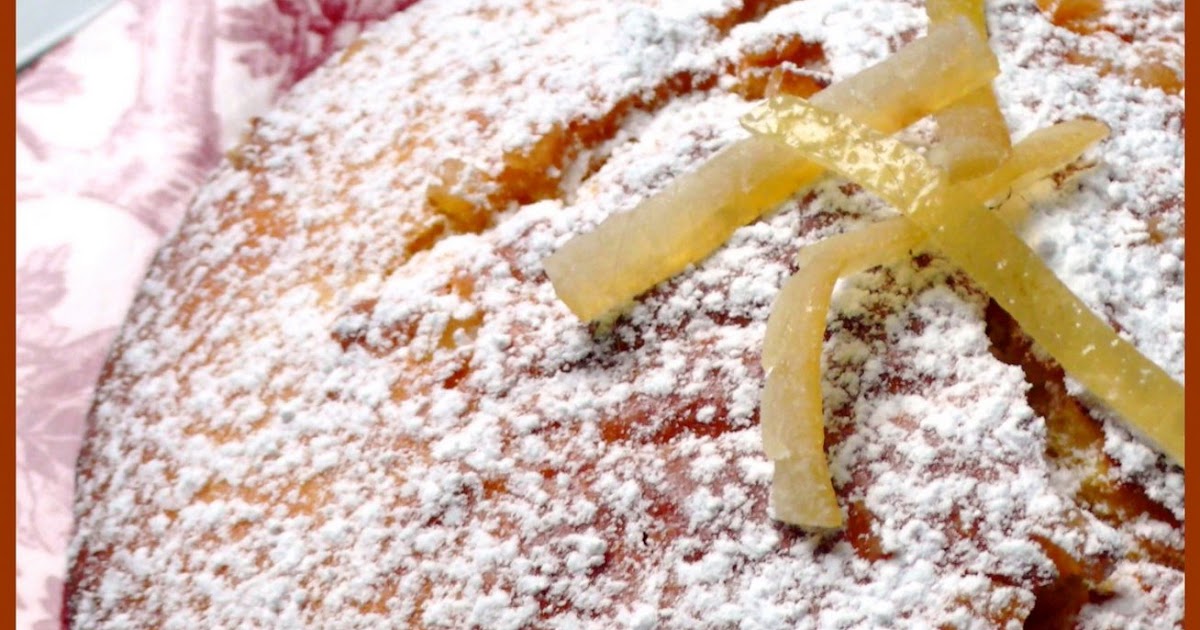 Gateau sarde à la ricotta et au citron
