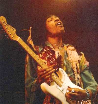 Global rock legends of the '60s and '70s: Jimi Hendrix