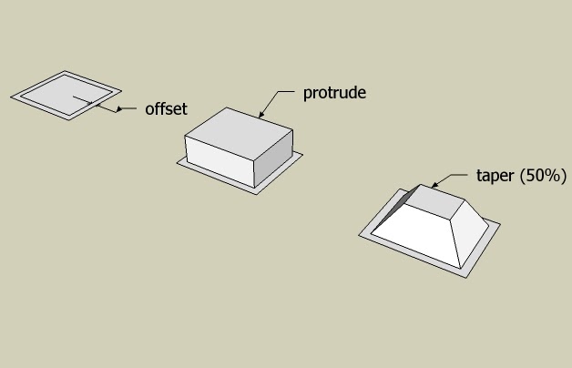 SketchUp Plugins and Blog: Plugin: Protrude