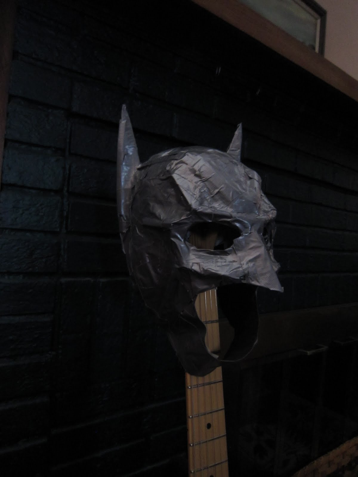 Chuck Does Art: DIY (do it yourself) Batman Costume: Mask