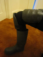 Chuck Does Art: DIY Batman Costume: Leg Armor