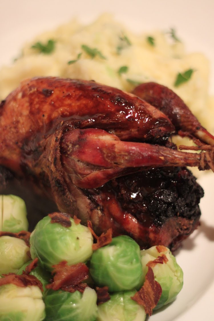 Rosy Lips and Lavender: Christmas Pudding Stuffed Pheasant