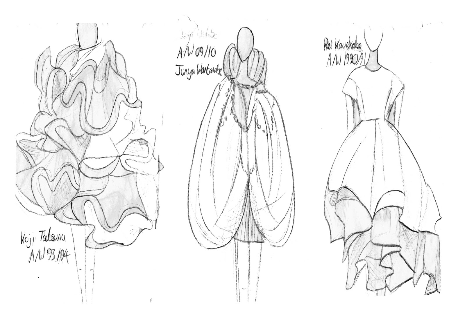 Jeanette Wong - Journey into Fashion Design: Quick Sketches to capture ...