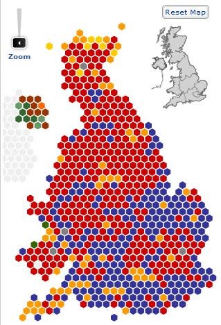 -: Telegraph General Election Map Media, Politics & Sports blog