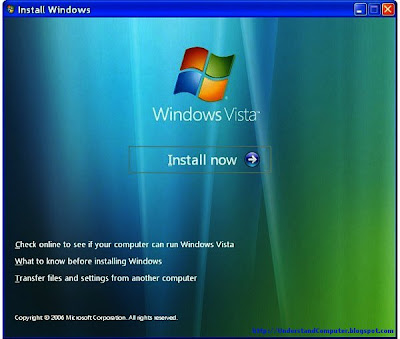 Information & Tutorial: Learn Vista - Installing Windows Vista