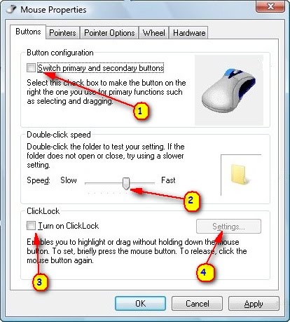 Information & Tutorial: Learn Vista - Customizing The Mouse Pointer