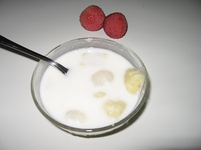 Aarti's Corner: Thai Lychee Banana Dessert