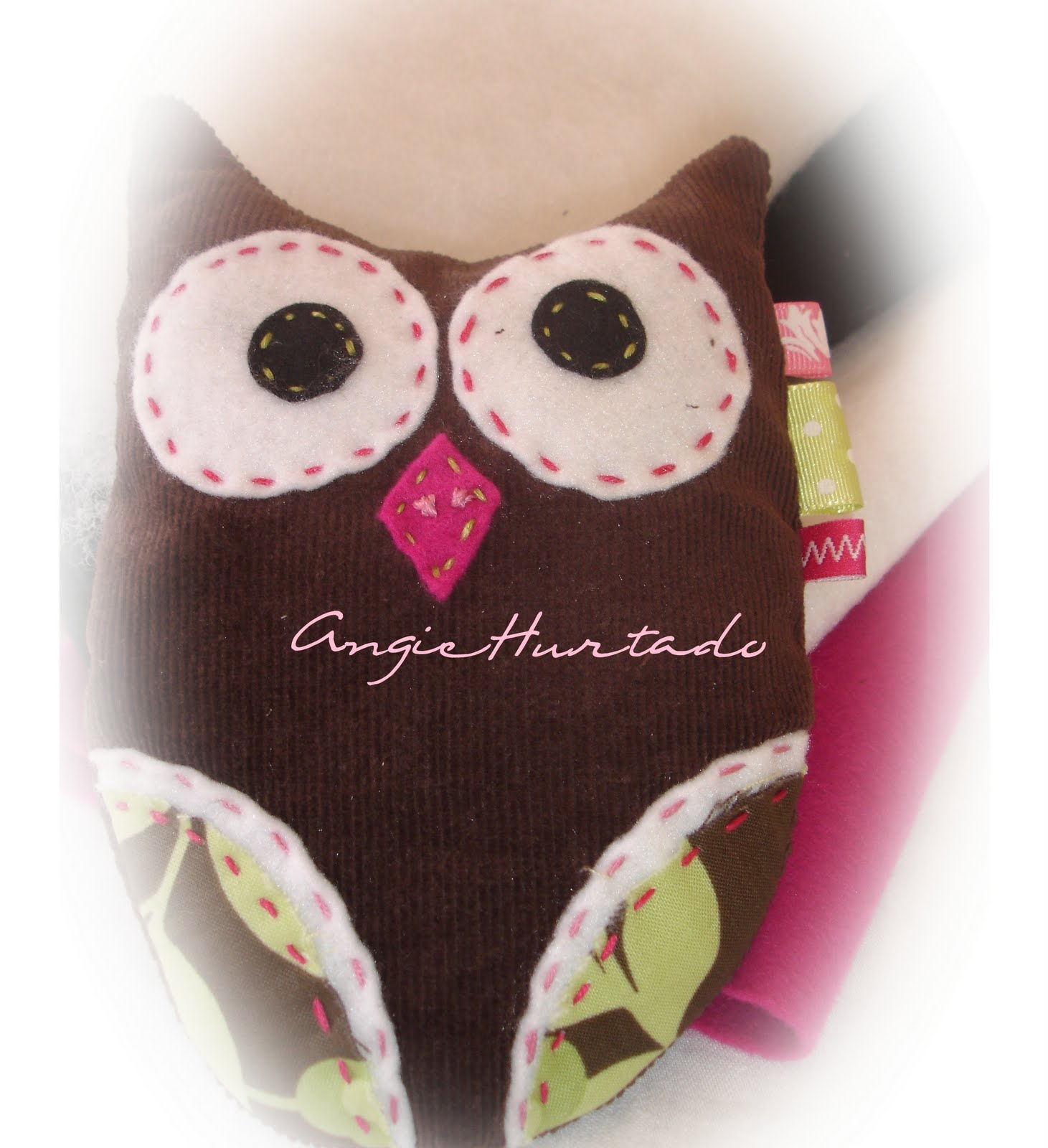 Buho de tela utilisima - Imagui