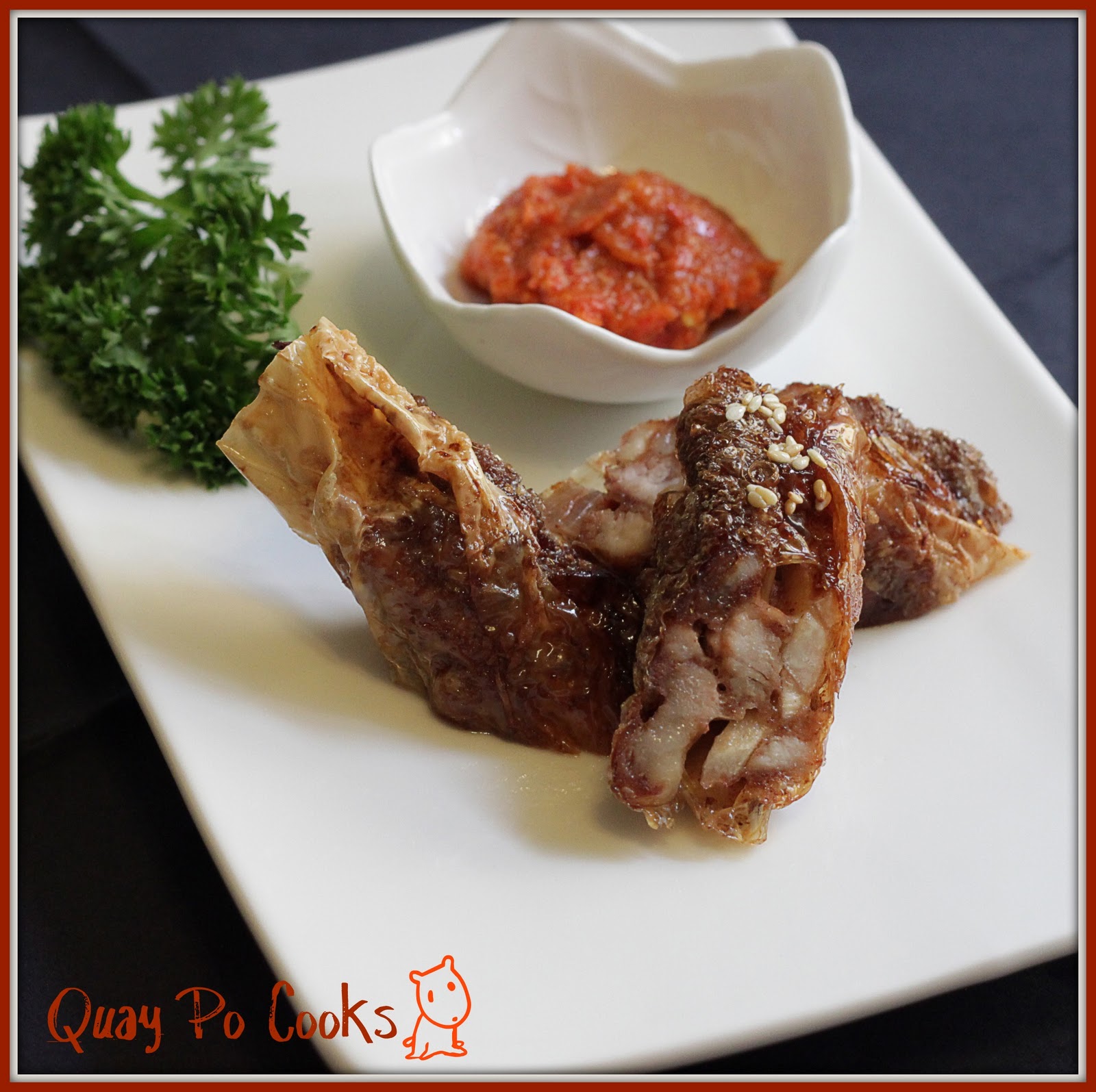 Quay Po Cooks: Ngoh Hiang/Lobak (five spiced pork rolls wrapped)