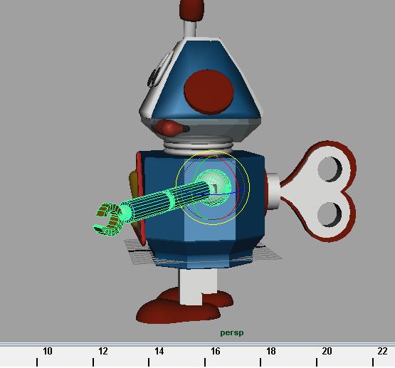 Robot 3D: Animation test