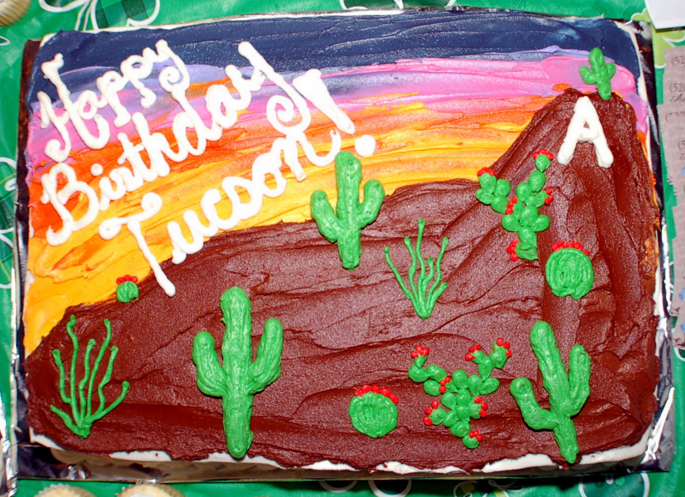 Tucson's Birthday: Cakes of Tucson's 235th Birthday Celebrations