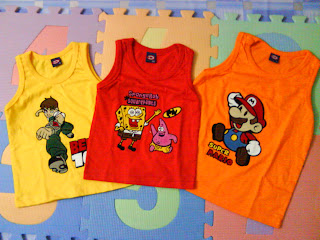 Double I Kids Apparels: Disney Cartoon Singlet