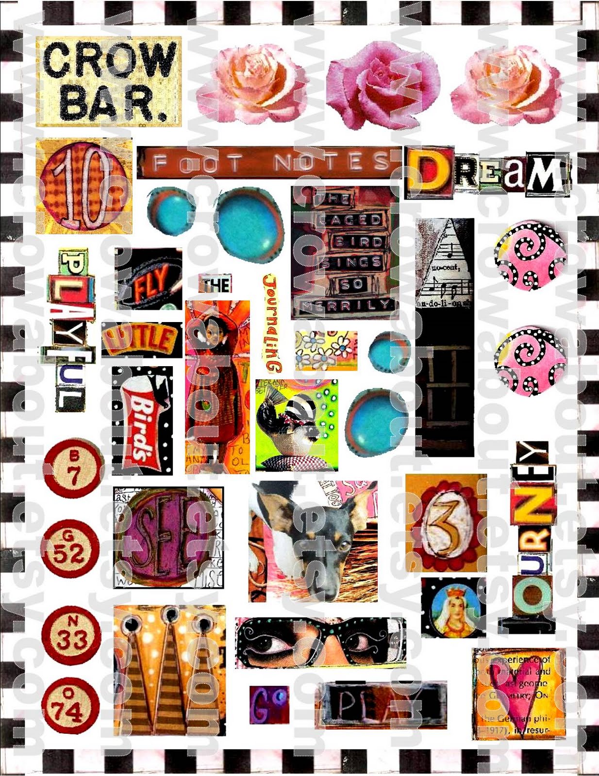 Crowabout: New Art and New Collage Sheets