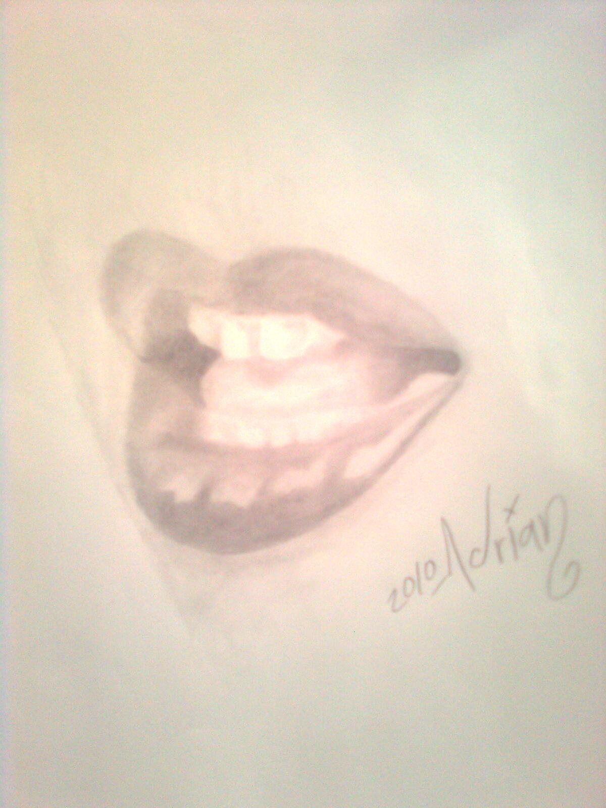 Dibujos de labios a lapiz - Imagui