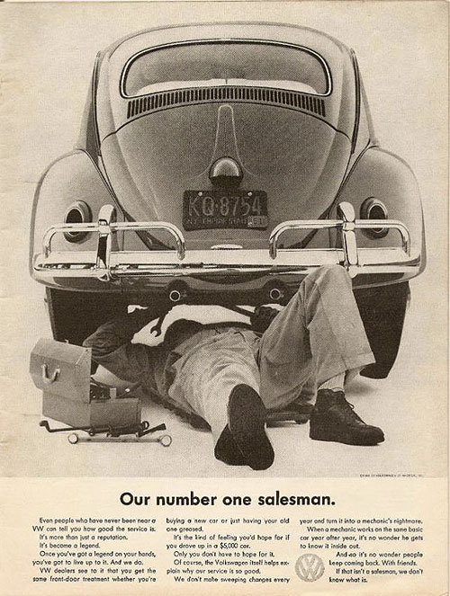 PopGive: Original Volkswagen Beetle Ads Through History