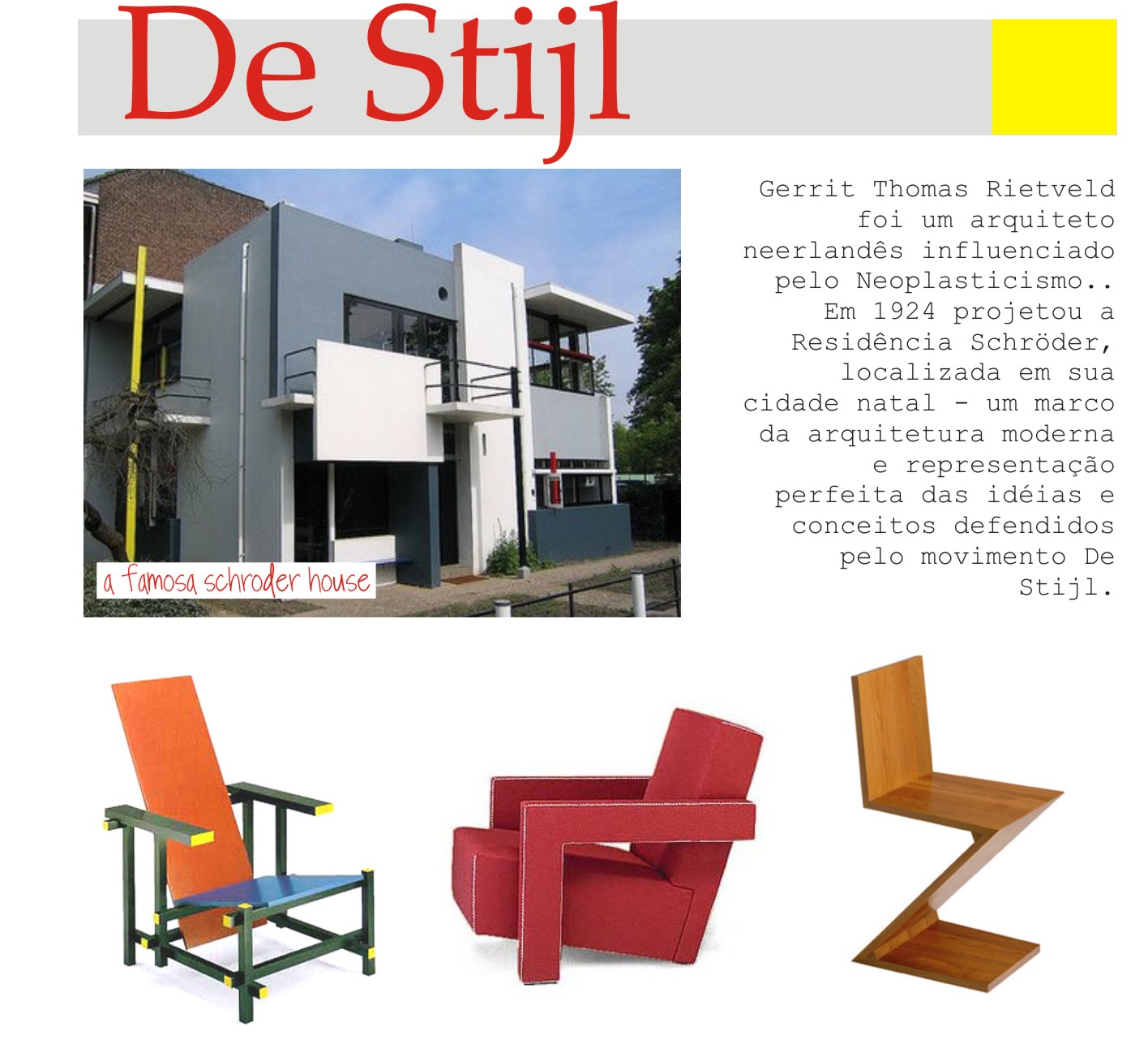 CasaCombo: Gerrit Rietveld