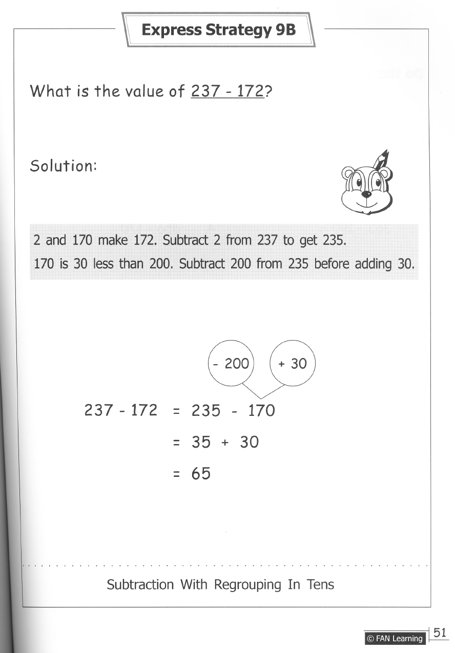 MathExpress: Math Express Speed Maths Strategies Contents and Samples