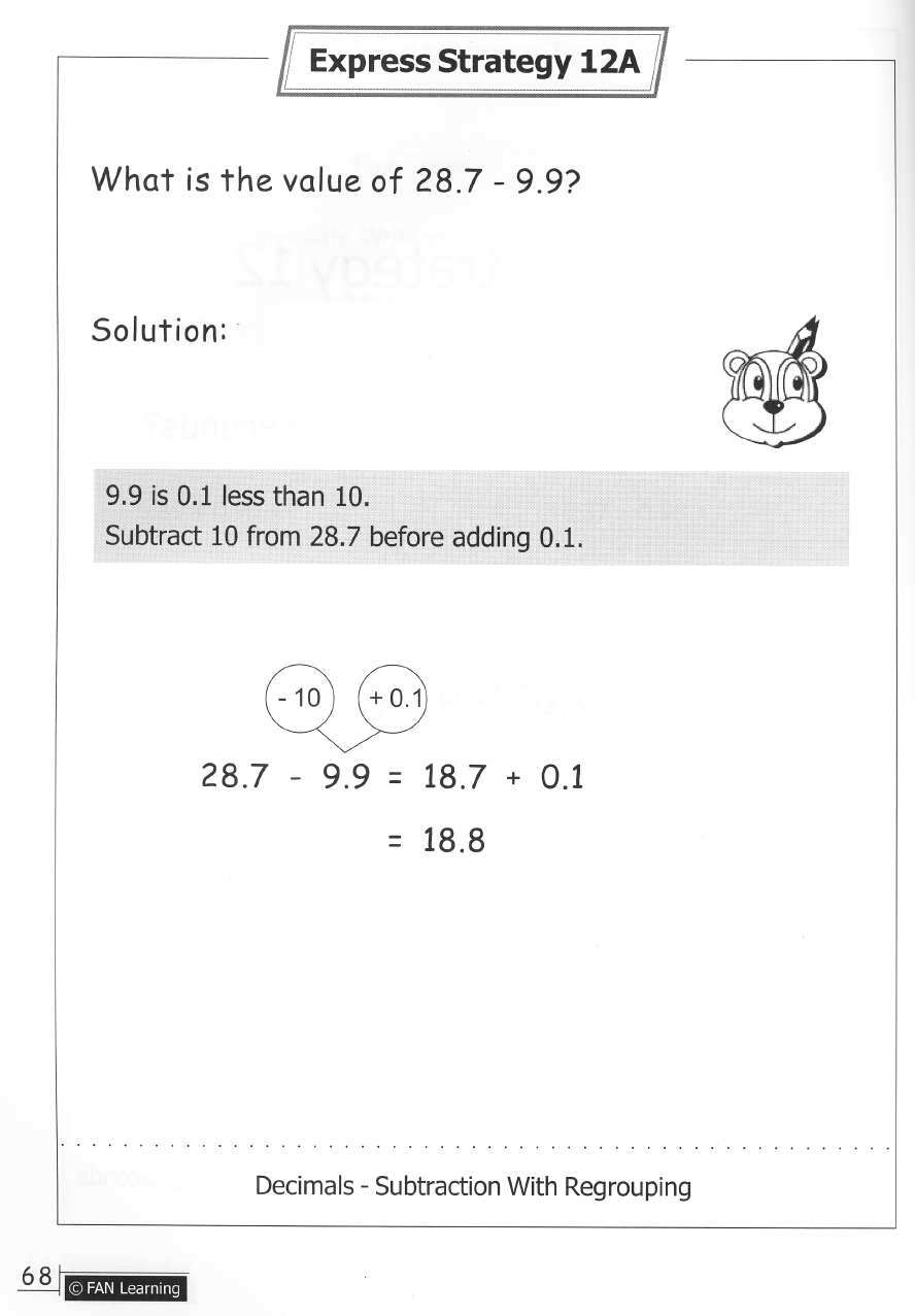 MathExpress: Math Express Speed Maths Strategies Contents and Samples